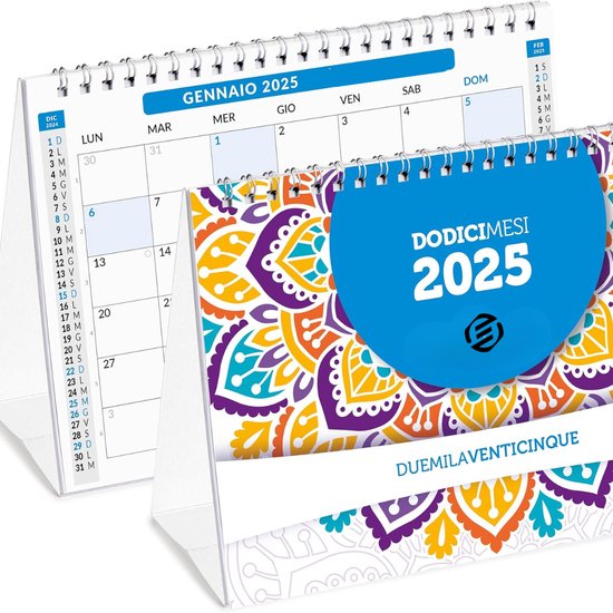 Equivera Bureaukalender 2025 - Gezinsplanner - Kalender - Weekplanner ...