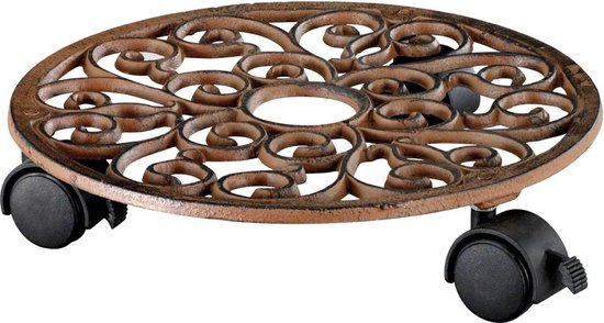 Plantenroller Ø 29 x 65 cm - Antiek design - Voor binnen en buiten ...