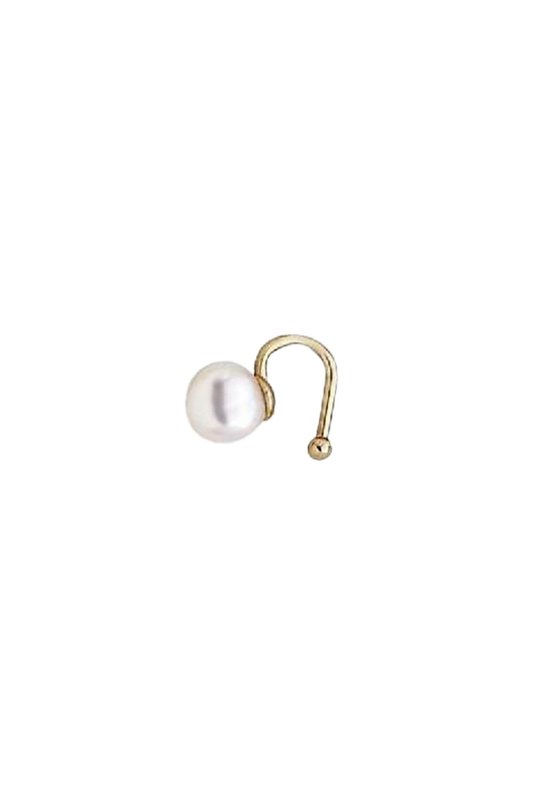 Margot Bardot Heike Pearl Ear Cuff Gold | bol