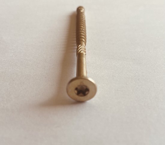 Houtschroeven TOP / geel verzinkt Ø5.0xL80mm / 200st | bol
