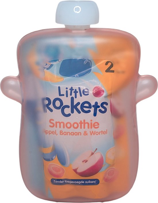 Pure Luv Knijpfruit Flesje - Roze - Toetjeshouder- Knijptoetje - Anti ...