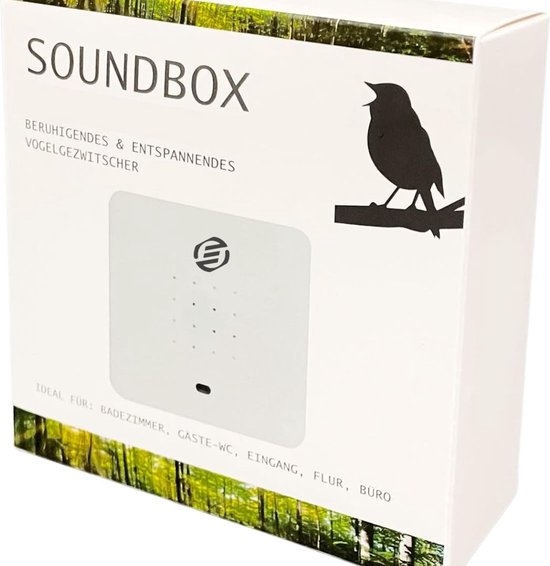 Equivera Vogelgeluiden Huisje met Sensor - Vogelgeluiden Huisje voor op ...
