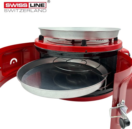 Itimat Ronde elektrische oven - vrijstaand - thermostaat - 2laags ...