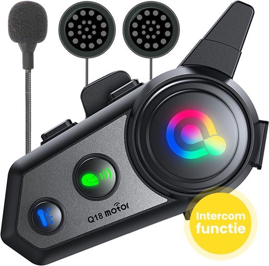 Motorhelm Headset - Headset Met Intercom Functie - Headset Met ...