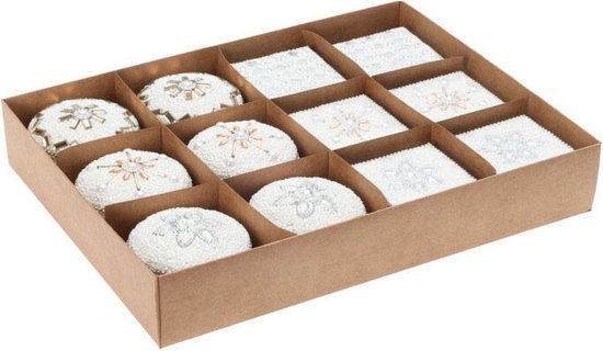 Doosje 7x4cm Wit, Set van 12 | bol