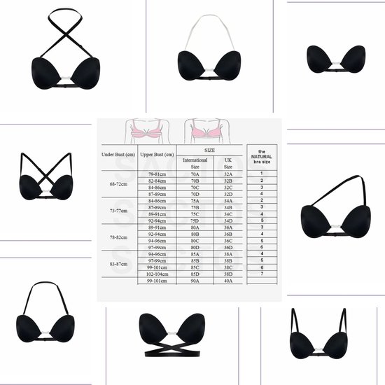 Multiway bh - Multi-positie beha met blote rug - Multifunctionele bra ...