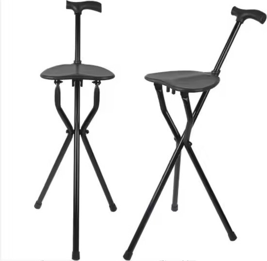 Wandelstok met Zitje voor Senioren, Wandelstok Stoel Combo, Wandelstok ...