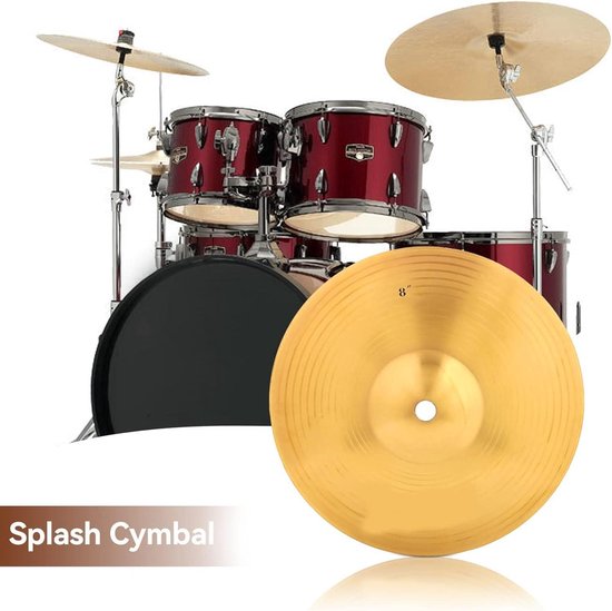 8inch Splash Cymbal - Messing Crash Cymbal - Muziekinstrument ...