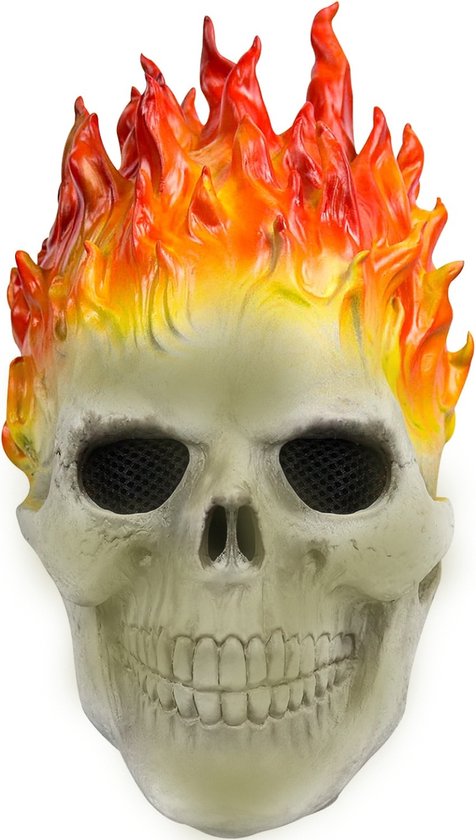 Ghost Rider Masker - Halloween - Carnaval -Mask - Horror - fire | bol