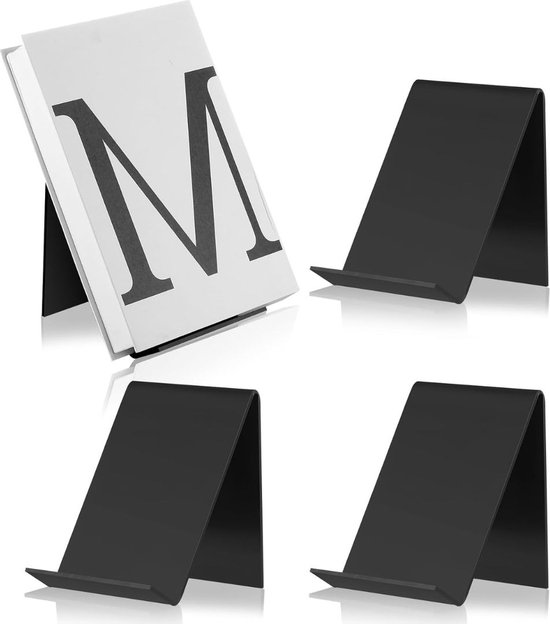 DD Boekstandaard - Boeksteun - Boek Standaard - 3 Stusk - Acryl | bol