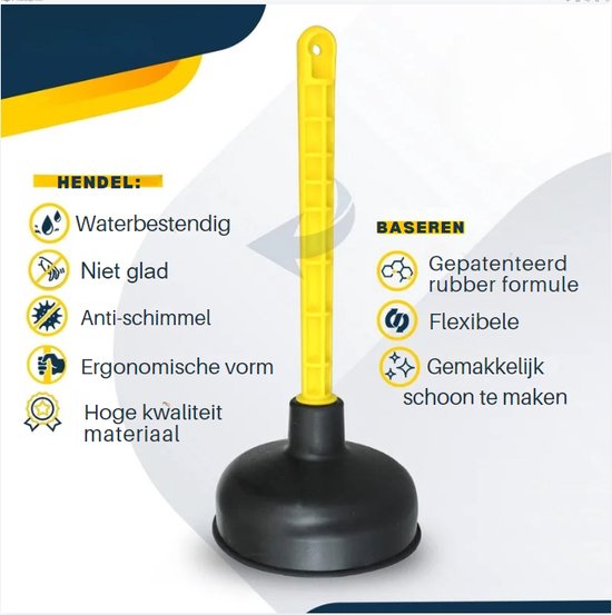 WC Ontstopper - Luchtafvoerblasterset - Krachtige Handmatige ...