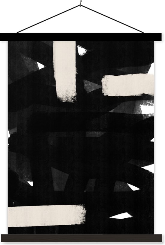 Posterhanger incl. Poster 60x80 cm - Schoolplaat - Abstract - Pastel ...