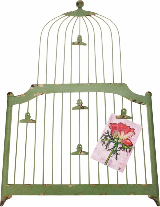 Vogelkooi fotorek metaal 51x3x79cm | bol