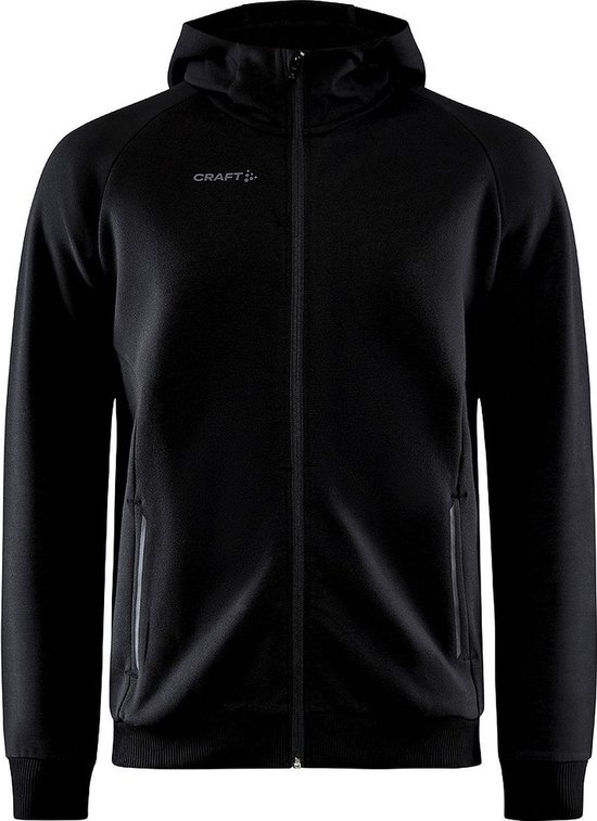 Craft Core Soul Full Zip Sweater Met Kap Heren - Zwart | Maat: L | bol