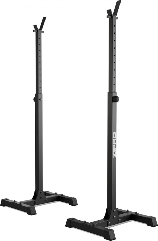 Zipro® Halterstandaard met ruimte voor ladingen - Verstelbare halterrek ...