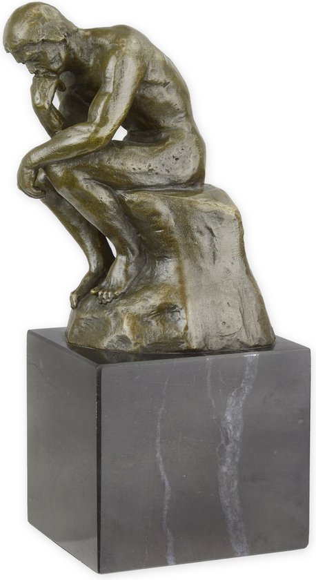 Bronzen Beeld Denkende Man | bol