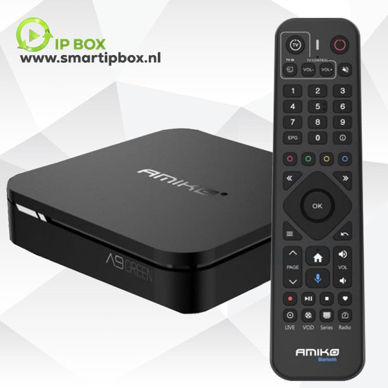 Amiko A9 Green IPTV Set Top Box – Krachtige Android Mediaspeler | bol