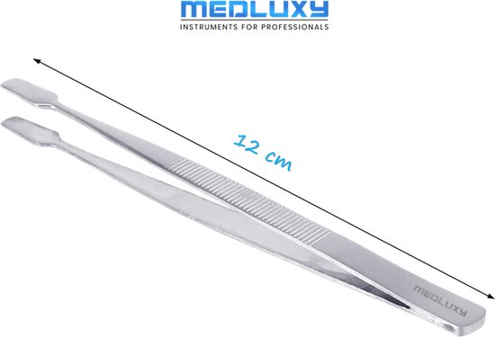 MEDLUXY® Pro - Hobby Pincet - Rechte tip - 12 cm - RVS ...
