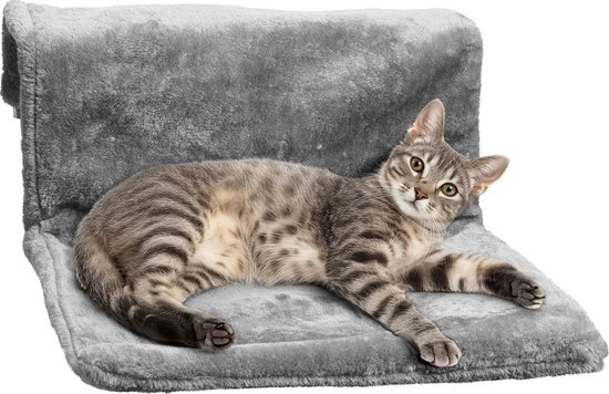 Navaris hangmat radiator voor katten - Kattenmand voor aan de ...