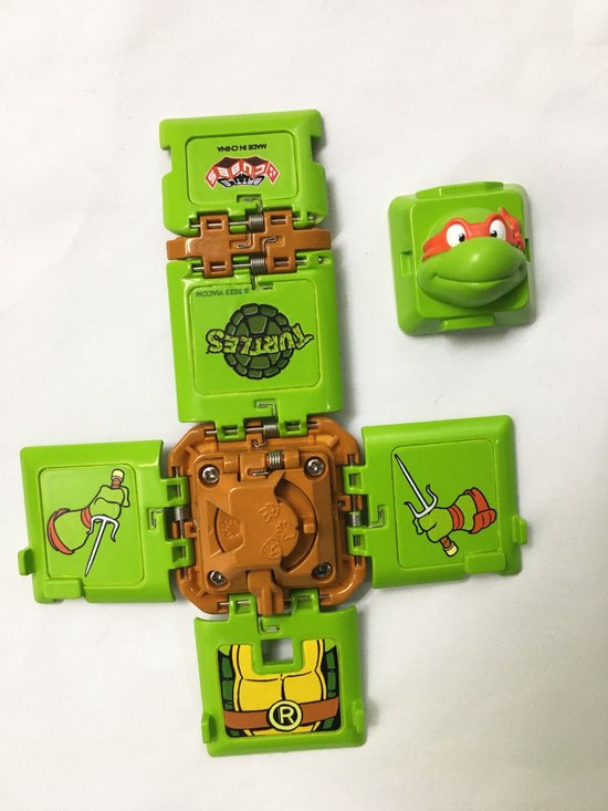 TMNT Battle Cube - Raph VS Krang - Battle Fidget Set | bol