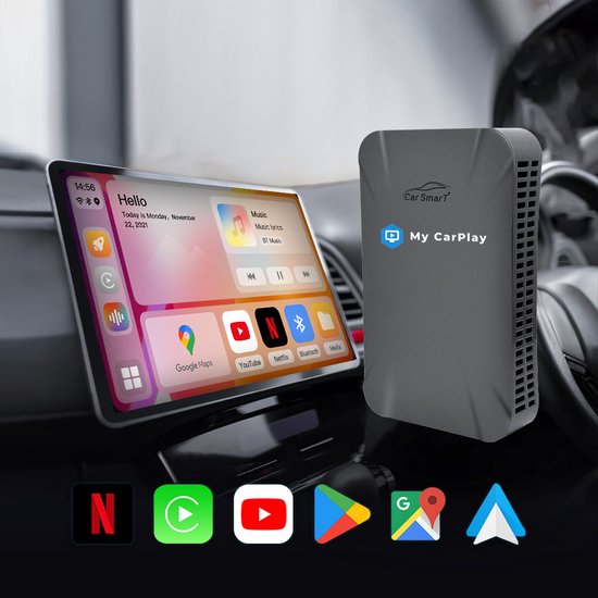 My CarPlay Box - Android 11 - Youtube, Netflix & nog veel meer ...