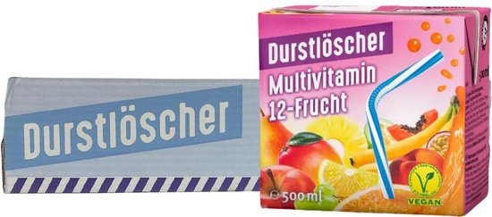 Dorstlesser - Vruchtensap - Multivitamin - 12 Vruchten - 12x500 ml | bol