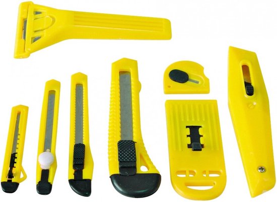 8-delige Behangmessenset - Plamuur tool set - Behang krabber - Stanley ...
