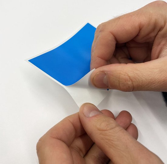 FLUX Eggshell Stickers Blauw/Cyaan - 50 stuks - Blue/Cyan | bol