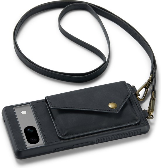 Casemania Hoesje voor Google Pixel 7A Charcoal Gray - Luxe Back Cover ...