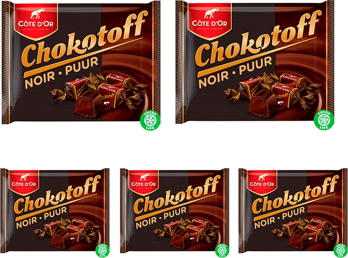 Côte d'Or Chokotoff - 250g x 5 | bol.com