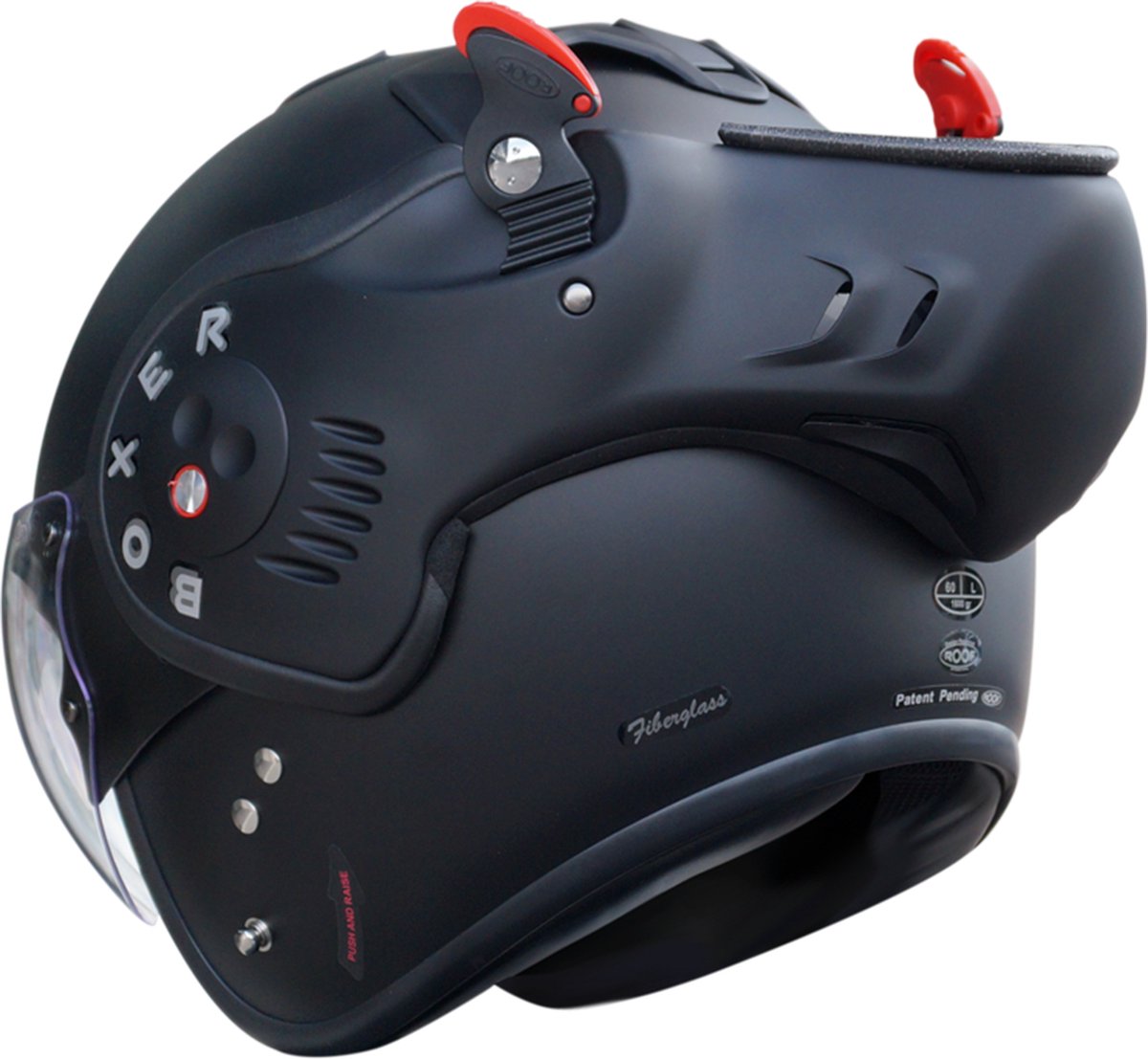 ROOF Boxer V8 S helm mat zwart maat M | bol