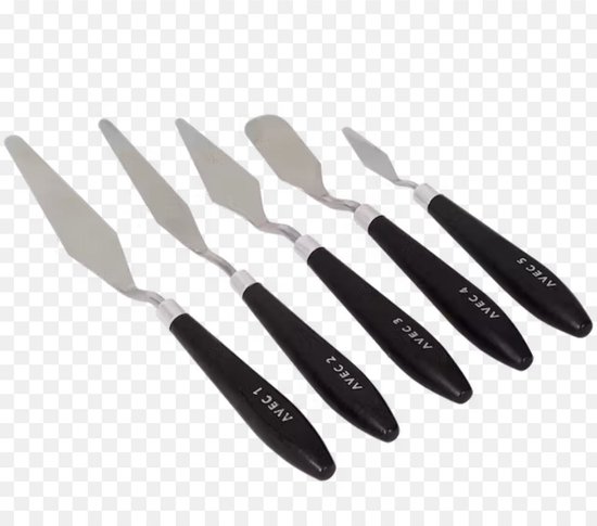 5-delige Luxe Paletmessen met Ergonomisch Handvat - Schildersmessen ...