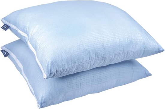 2 kussens 40x80 cm - wasbaar kussen - zachte Seersucker kussenset ...