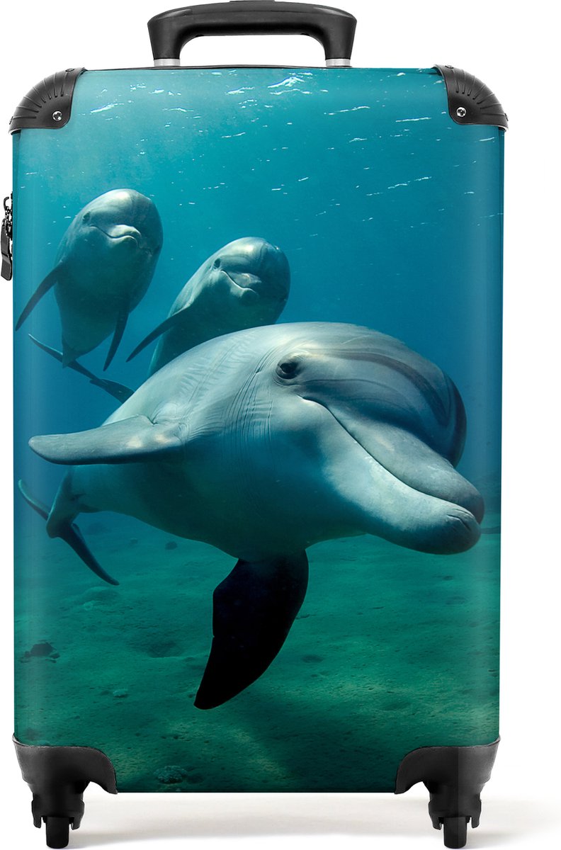 NoBoringSuitcases.com - Blauwe Fotokoffer - 55x40x20 cm en 55x35x25 cm ...