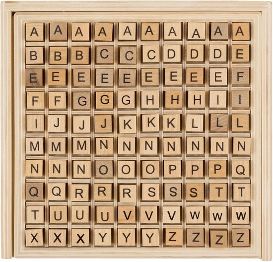 Playtive Leerspel ABC - 101 delig - Hout | Games | bol