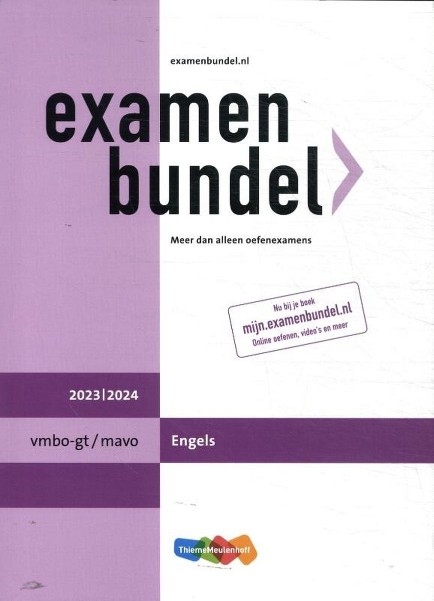 Examenbundel vmbo-gt/mavo Engels 2023/2024 | 9789006648348 | Margreet ...