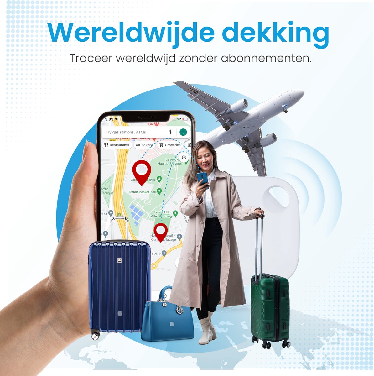 Double MM - Apple tracker - IOS smart tag - Koffer tracker - Find my ...