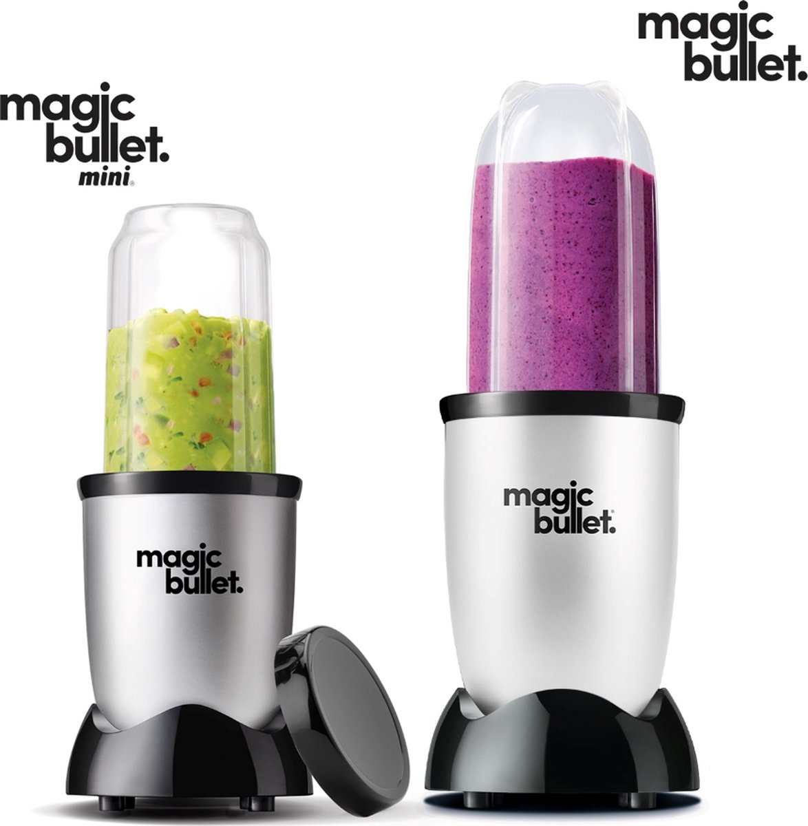Magic Bullet Mini Blender - Smoothie Maker - Zilver | bol