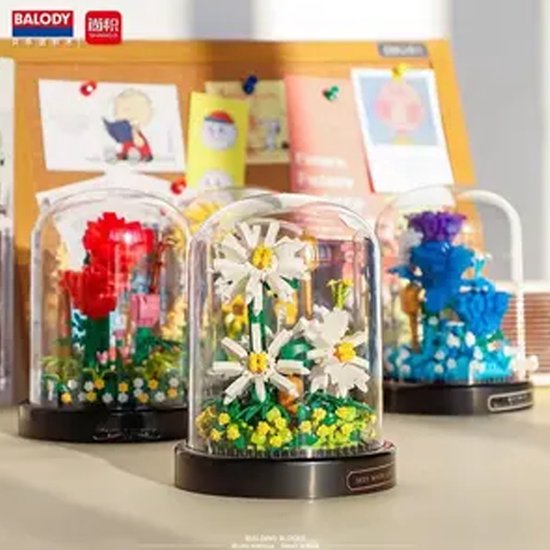 Balody White Daisies - Nanoblocks / miniblocks - Bouwset / 3D puzzel ...