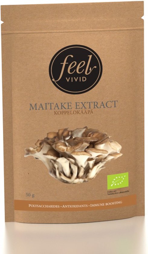 Biologische Maitake Extract Poeder- | bol