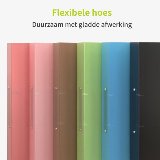 ACROPAQ - 12 x ringmap A4 - Map smal, Pastel, Met 2 ringen, 2 cm ...