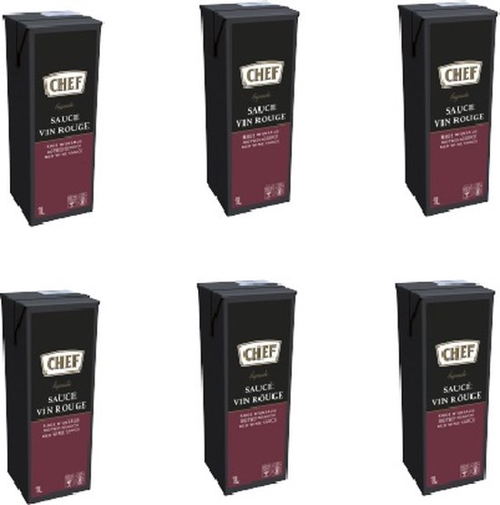 Chef Stroganoffsaus premium - pak 6X1 liter | bol