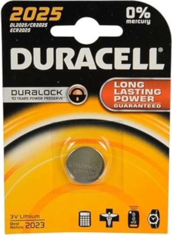 Duracell Professional Lithium Knoopcel Batterij Cr2025 3v | bol