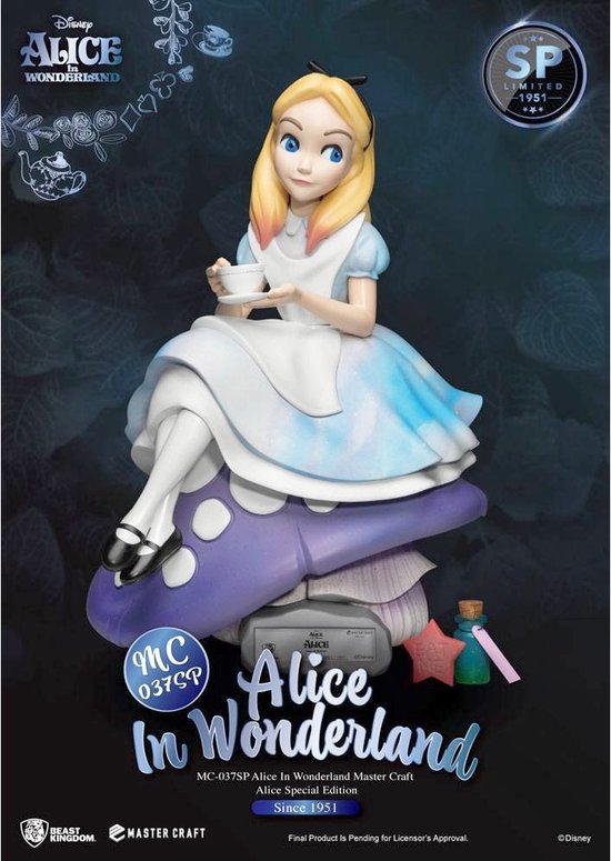 Beast Kingdom Toys Alice in Wonderland Beeld/figuur Master Craft Statue ...