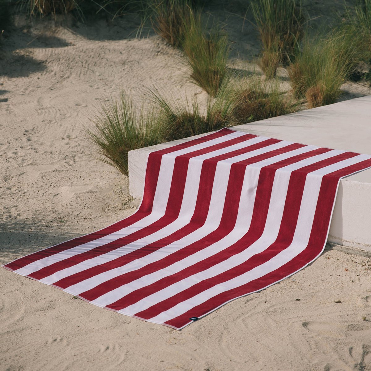 Torres Novas 1845 Strandlaken Gibalta, Rood - 100 x 180 cm - 100% ...