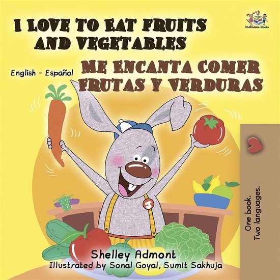 English Spanish Bilingual Book for Children - I Love to Eat Fruits and ...