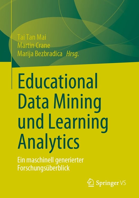 Educational Data Mining und Learning Analytics (ebook) | 9783658396077 ...