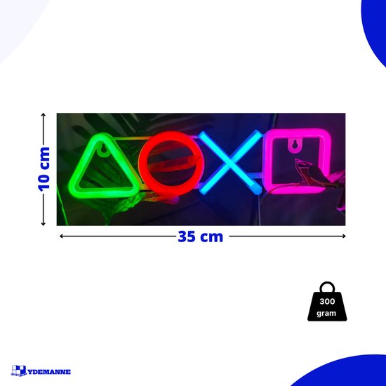 Neon Lamp - Game Controller Buttons - Neon Verlichting - Neon Led Lamp ...