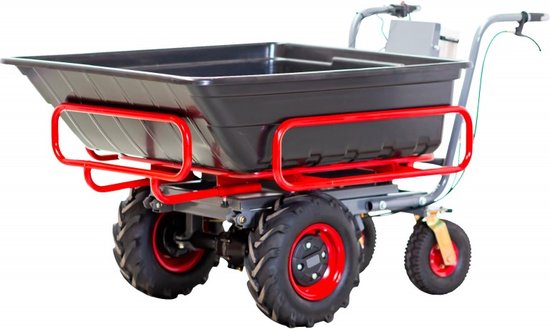 Torros - Elektrische platformwagen - 300kg - met PP bak - EP300P | bol.com