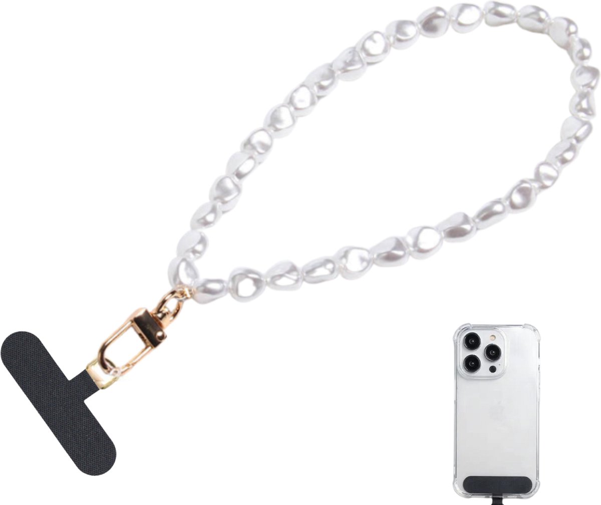 Telefoonkoord Universeel met parels - Koord voor telefoon - Easy Cord ...